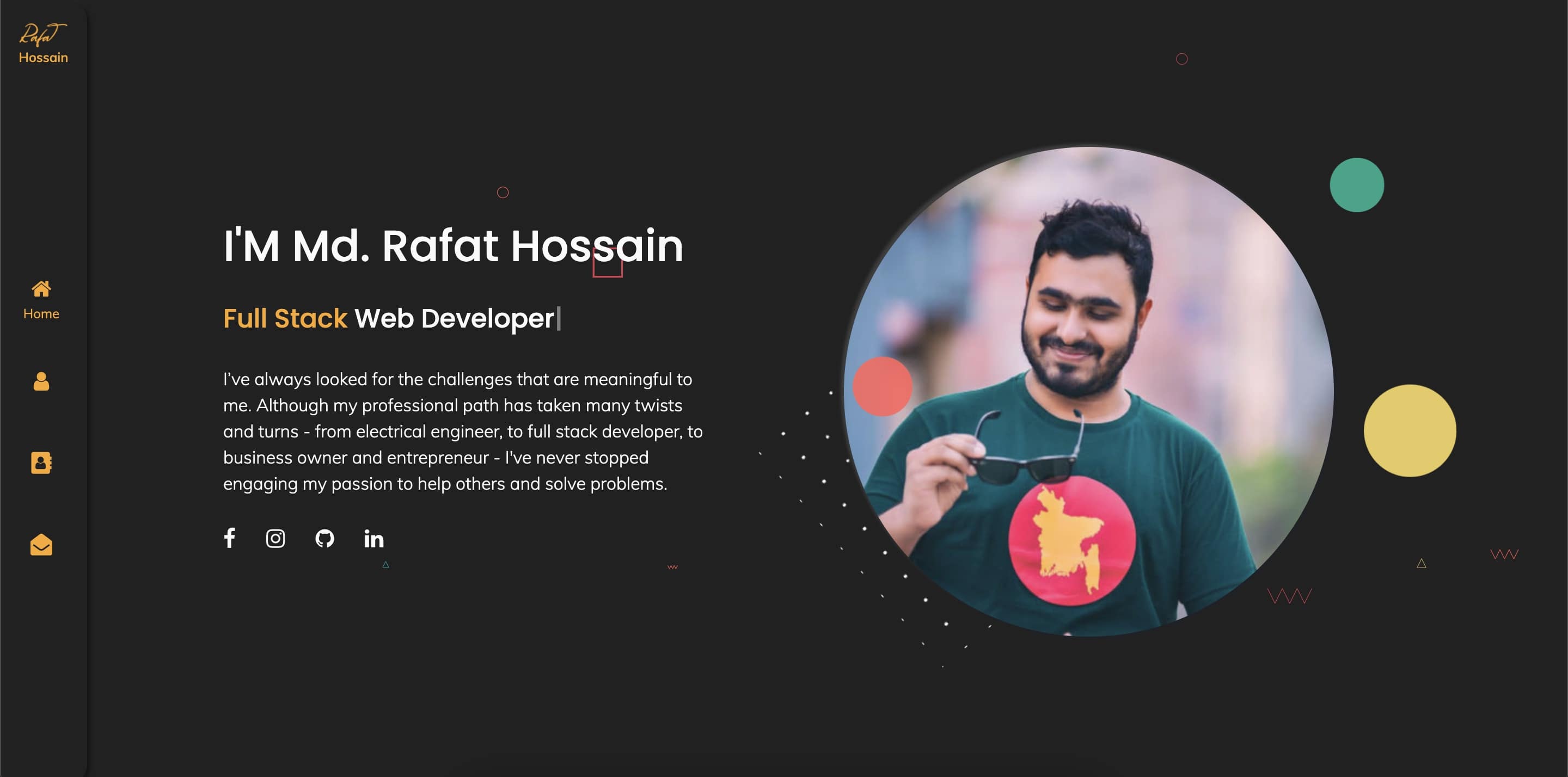 Md. Rafat Hossain | Full Stack Web Developer & Server Administrator